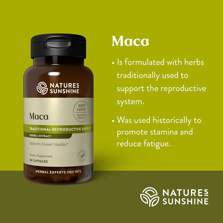 Maca 90 Capsules – Matakana Pharmacy