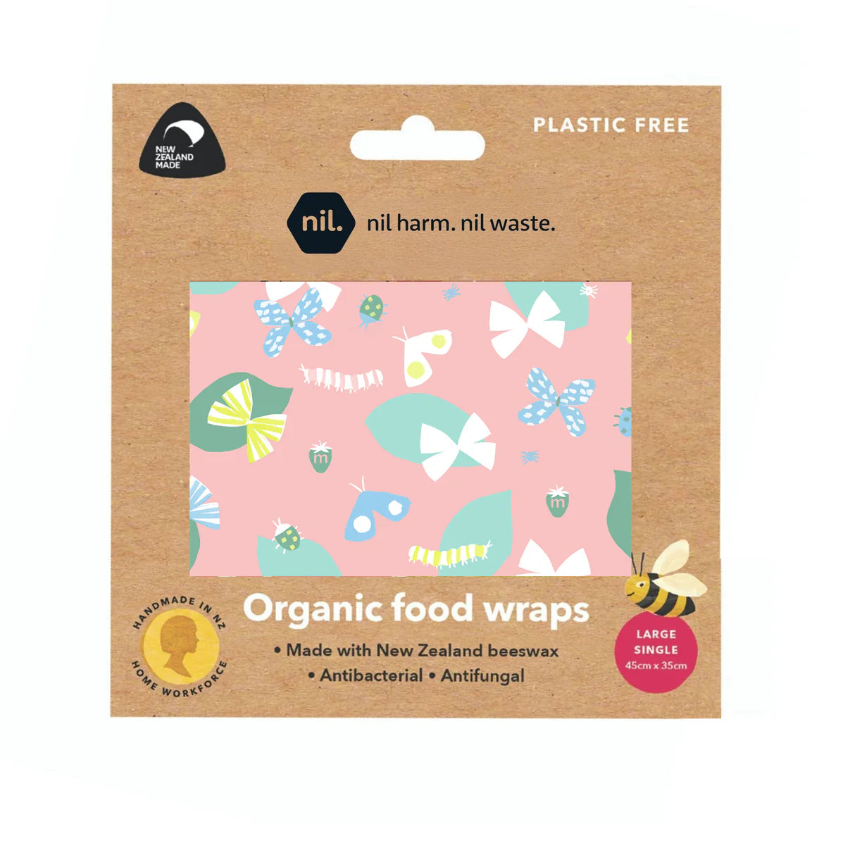 Organic Beeswax Reusable Wrap 2 Pack Large – Matakana Pharmacy