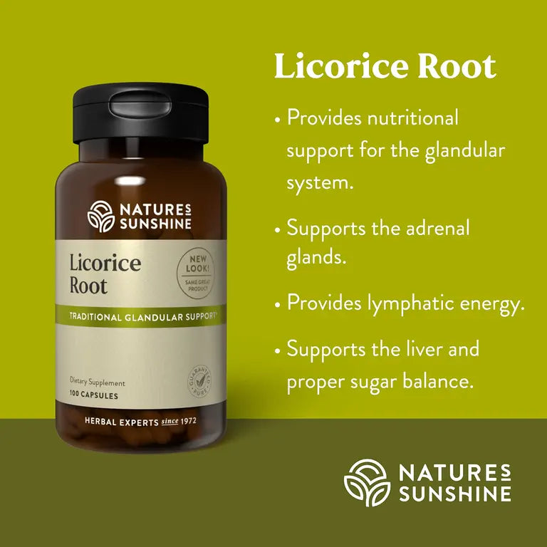 Licorice Root 100 Capsules – Matakana Pharmacy