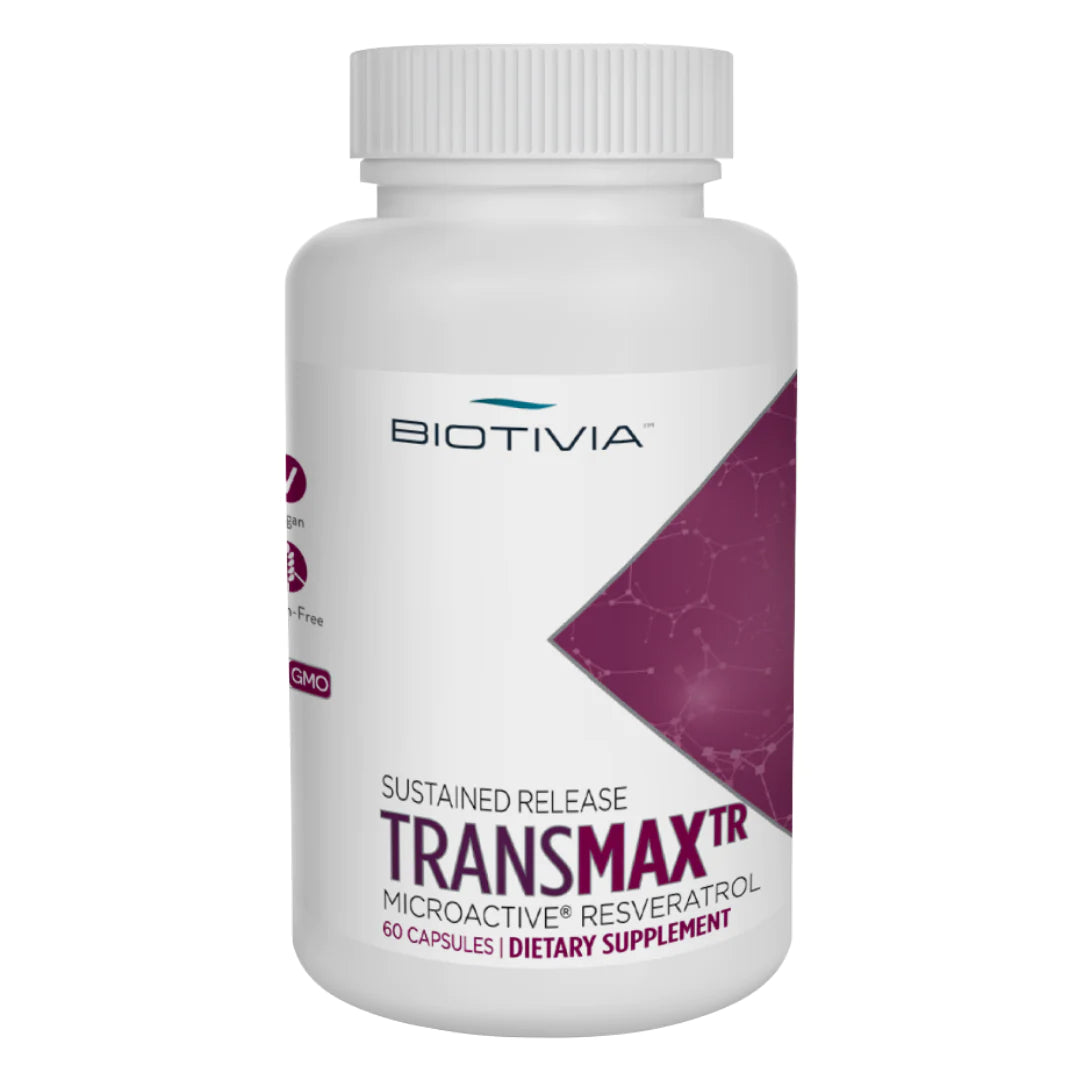 TransMax TR 60 Capsules – Sustained Release Resveratrol Supplement ...