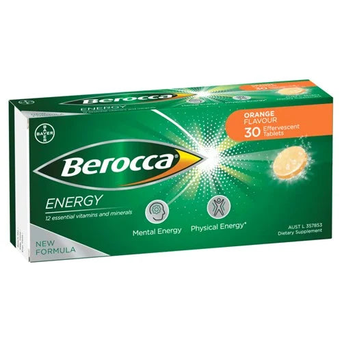 BEROCCA Enrgy Orange Eff Tabs 30s – Matakana Pharmacy