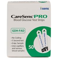 CARESENS PRO Test Strips Dual 50 – Matakana Pharmacy
