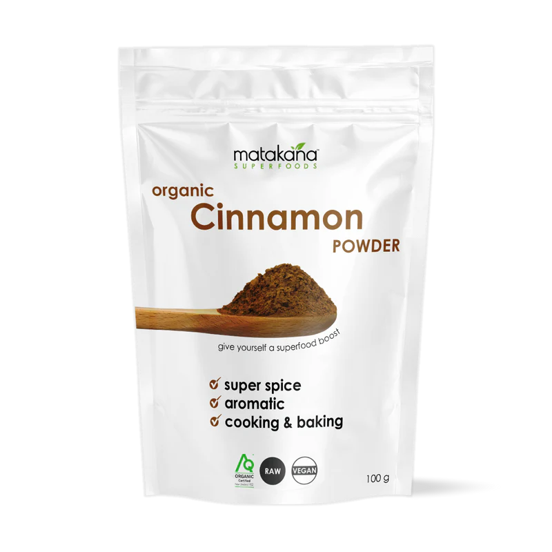 Cinnamon Organic Powder 100g – Matakana Pharmacy