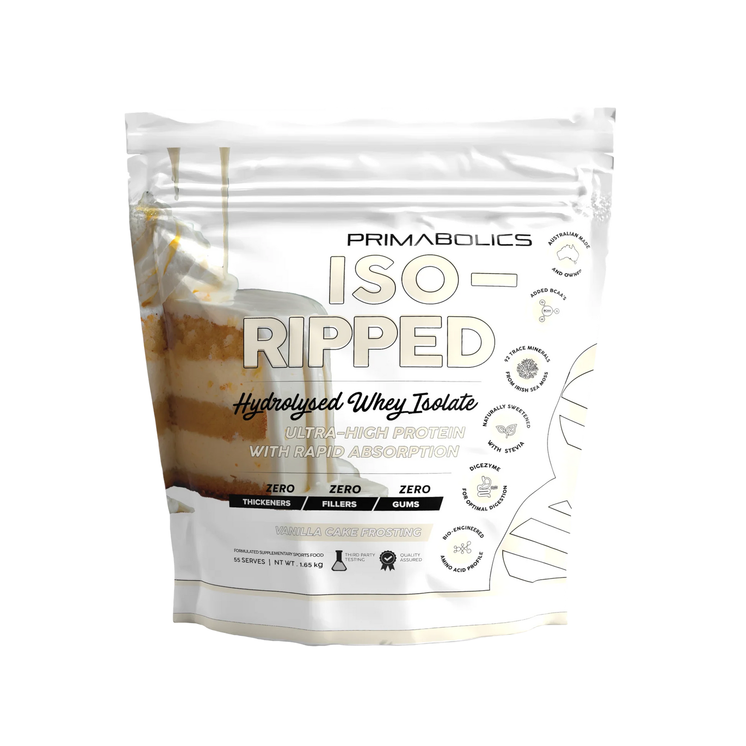 Iso Ripped Vanilla Cake Frosting 55 Serve – Matakana Pharmacy