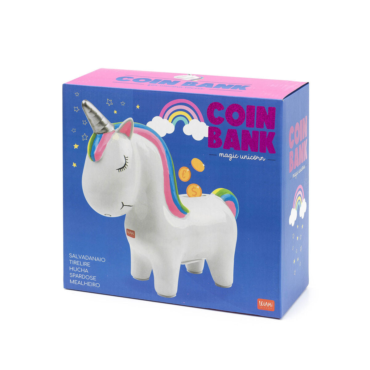 LEGAMI Save Money Bank - Unicorn – Matakana Pharmacy