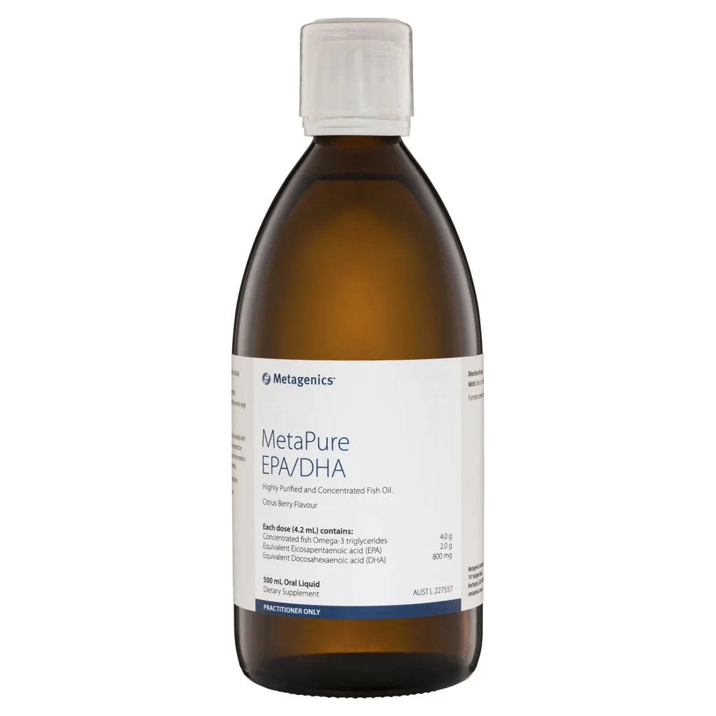 MetaPure EPA/DHA Liquid 500ml – Matakana Pharmacy