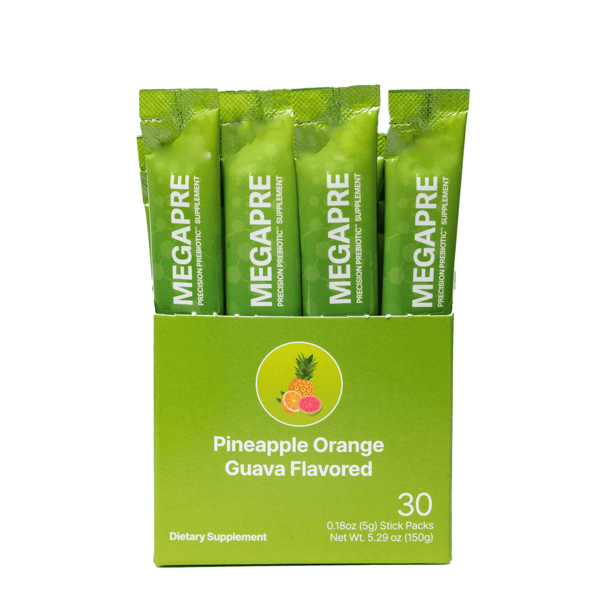 MegaPre Powder Pineapple Orange Guava 30 stick packs – Matakana Pharmacy