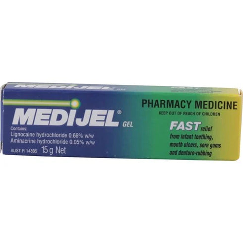 MEDIJEL Ulcer & Gum Gel 15g – Matakana Pharmacy