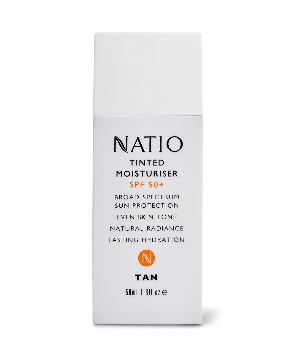 NATIO Tinted Moisturiser SPF50 Tan – Matakana Pharmacy