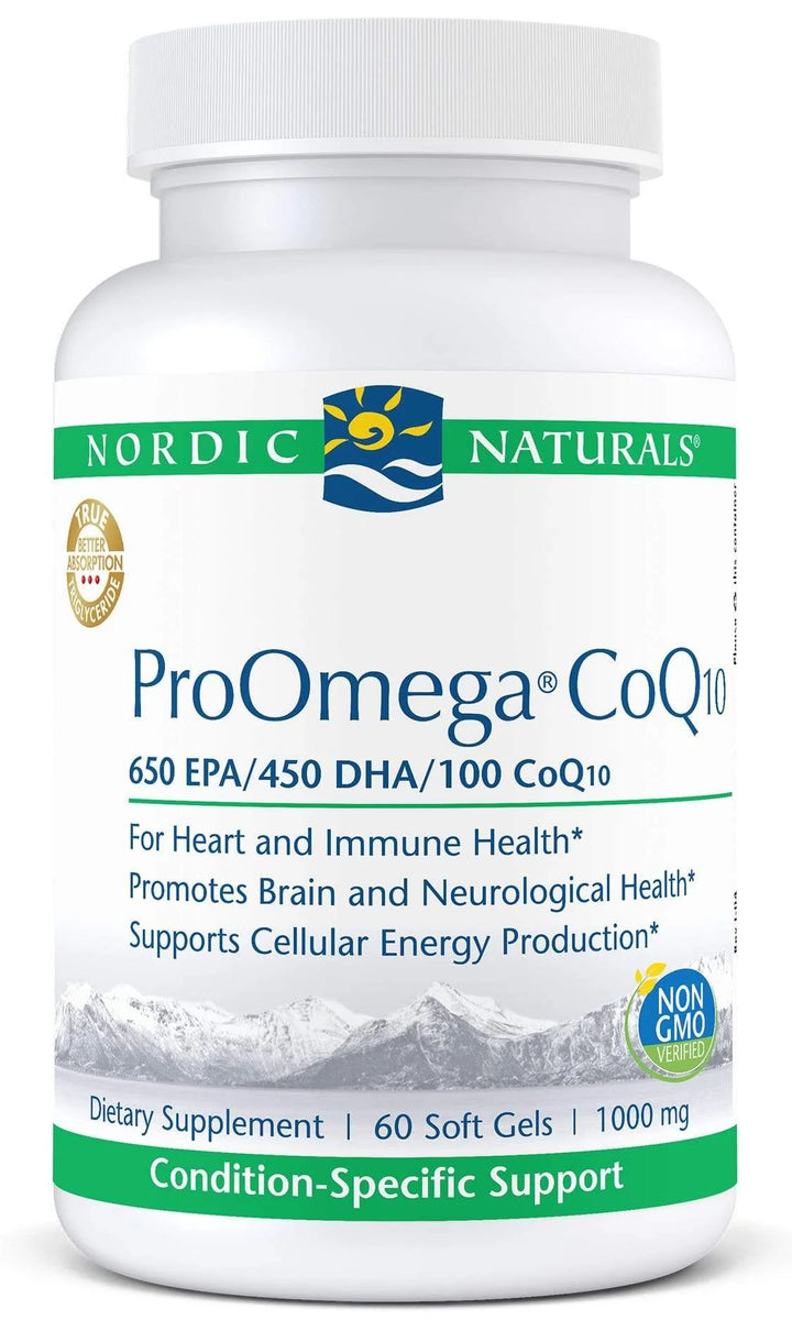 ProOmega CoQ10 Unflavoured 60sgcaps – Matakana Pharmacy