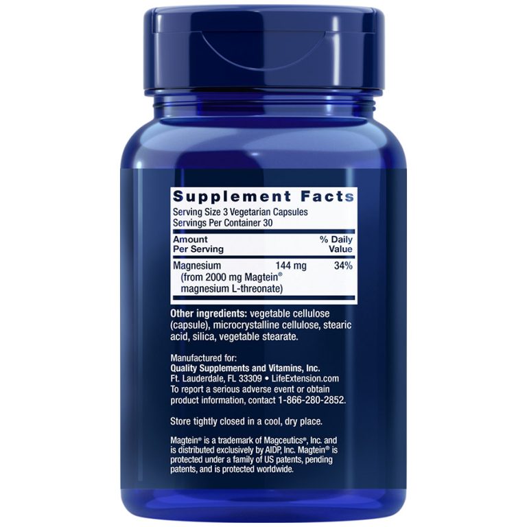 Neuro-Mag Magnesium L-Threonate 90 Capsules – Matakana Pharmacy