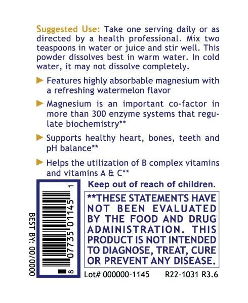 Magnesium Powder 125g – Matakana Pharmacy