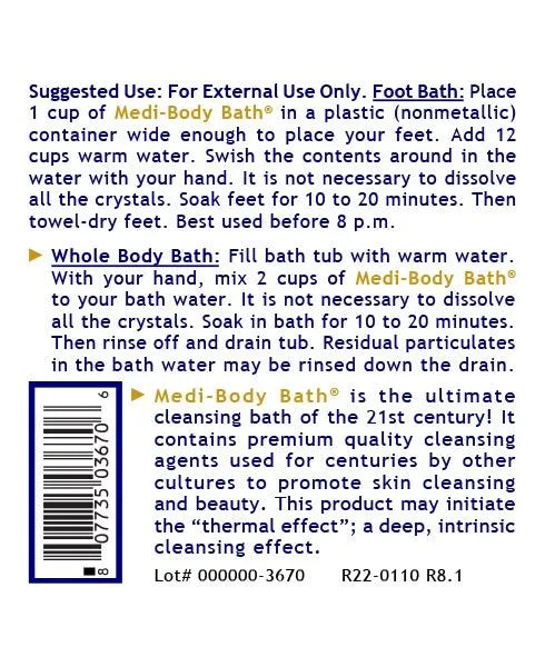 Medi-Body Bath Powder 675g – Matakana Pharmacy