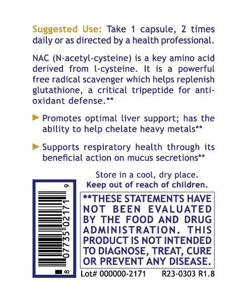 NAC 60caps – Matakana Pharmacy