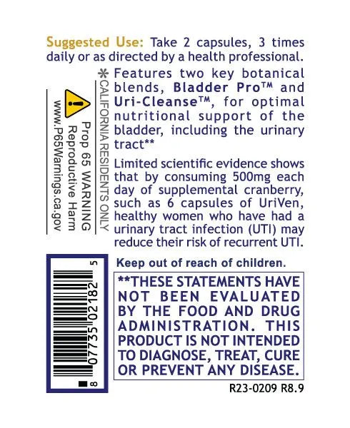 UriVen 60caps – Matakana Pharmacy