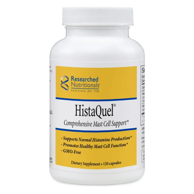 HistaQuel 120 Capsules - Natural Mast Cell & Histamine Support ...