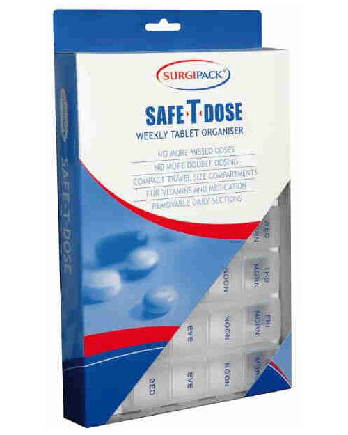 SP Safe-T-Dose Tablet Organiser – Matakana Pharmacy