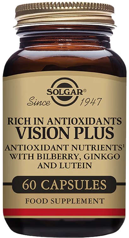SOLGAR Vision Plus 60 caps – Matakana Pharmacy