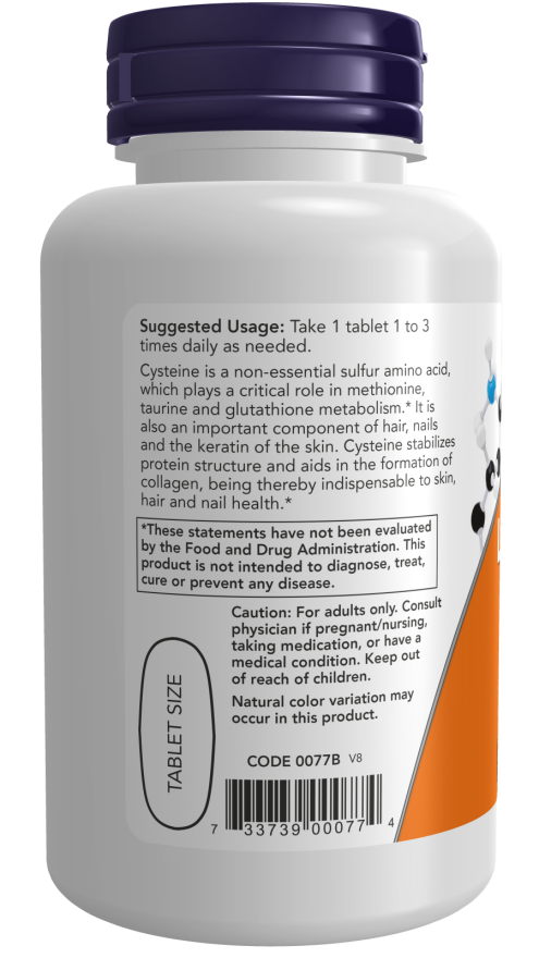 L-Cysteine 500mg 100tabs – Matakana Pharmacy