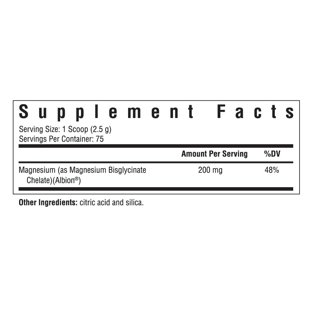 Magnesium Glycinate Powder 187g – Matakana Pharmacy