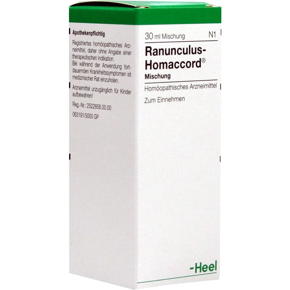 Ranunculus Homaccord Drops 30ml – Matakana Pharmacy
