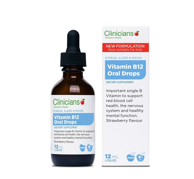CLINIC. Vit. B12 Oral drops 12ml – Matakana Pharmacy
