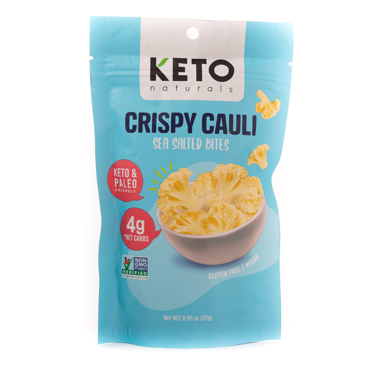KETO Crispy Cauli Bites Sea Salt 27g – Matakana Pharmacy