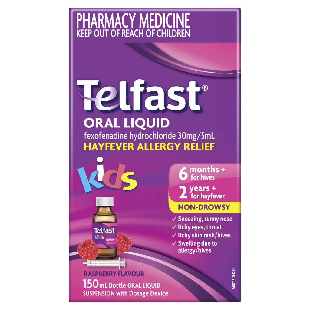 TELFAST Oral Liquid (30mg/5mL) 150ml – Matakana Pharmacy